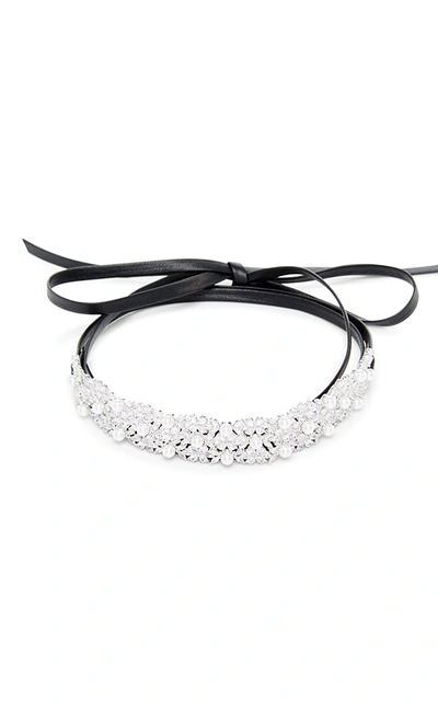 Fallon Monarch Dotted Pearl Wrap Choker | ModeSens