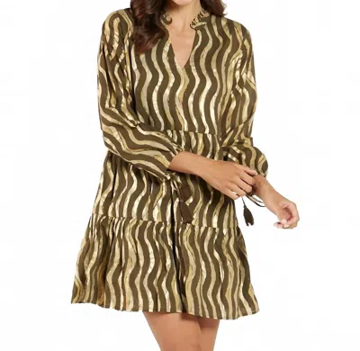 Jude Connally Monaco Dress In Brown In Multi | ModeSens