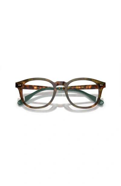 Polo Ralph Lauren 50mm Square Optical Glasses In Multi | ModeSens