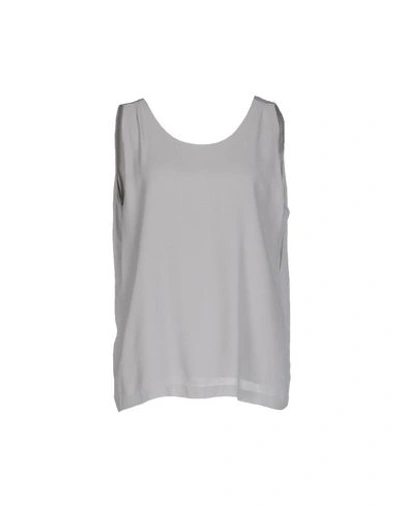 Just Female Top In Light Grey | ModeSens