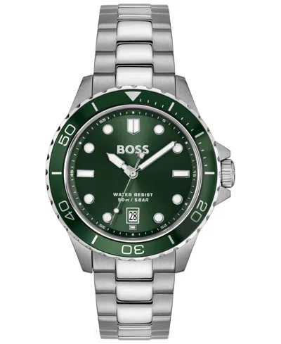 Hugo Boss Boss Troper Sport Watch, 42mm In Green | ModeSens