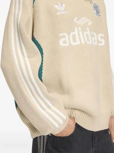 Adidas Originals Adicolor Blokecore Sweater In Neutral | ModeSens