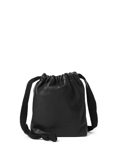 Ann Demeulemeester Small Gael Grained Leather Cross Body Bag In Black ...