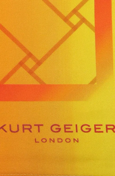 Kurt Geiger London Ombré Print Silk Square Scarf In Multi | ModeSens