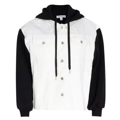 Circular Path Women's Black / White Combo Jean Jacket - White-black ...