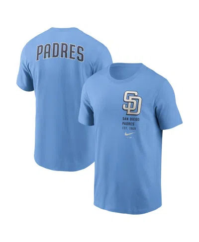 Nike Men's Light Blue San Diego Padres Record Shattered T-shirt | ModeSens