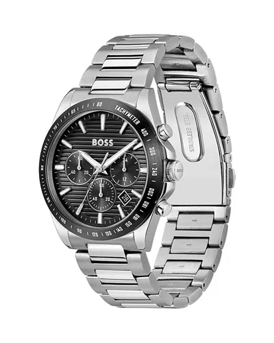 Hugo Boss Men's Strike Quartz Fashion Chrono Stainless Steel Watch ...