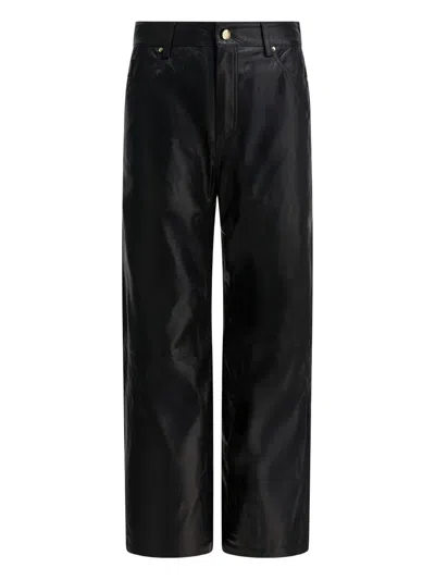 Max & Moi Bondi Leather Trousers In Black | ModeSens