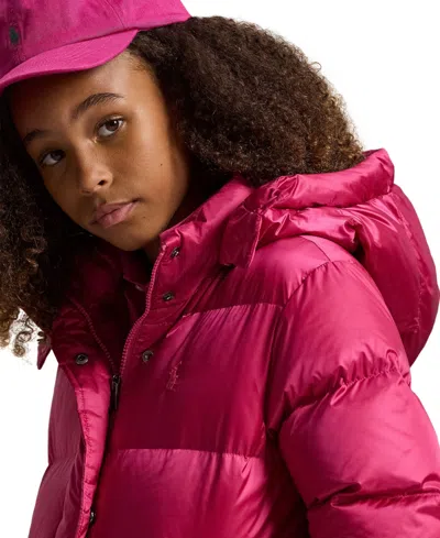 Polo Ralph Lauren Kids' Animated Down Puffer Jacket With Removable Hood ...