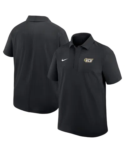 Nike Men's Black Vcu Rams 2025 Sideline Polo Shirt | ModeSens