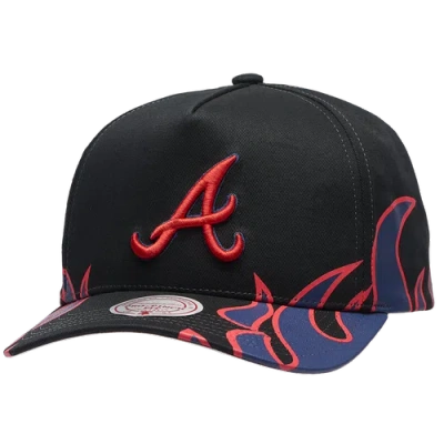 Mitchell & Ness Atlanta Braves Braves Hot Head Pro Pinch Cap In Black ...
