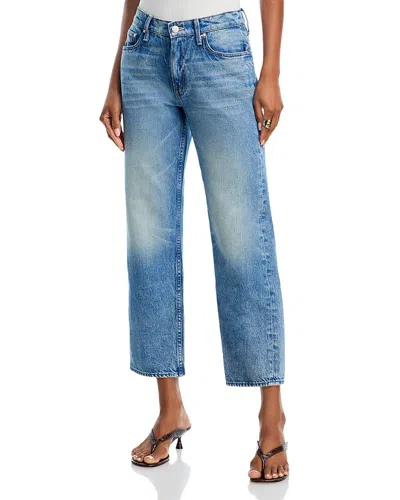 Mother The Vixen High Rise Ankle Jeans In Wipeout In Blue | ModeSens