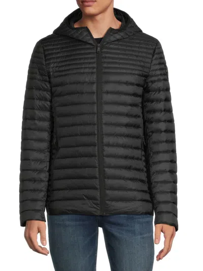 Pajar Men's Osprey Channel Quilted Lightweight Puffer Jacket In Black ...