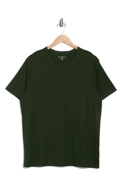 Daniel Buchler Super Fine Crewneck Knit T-shirt In Green | ModeSens