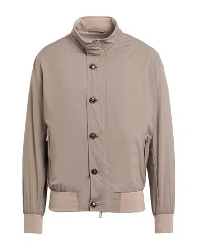 Barba Napoli Man Jacket Light Grey Size 44 Polyester In Gray | ModeSens