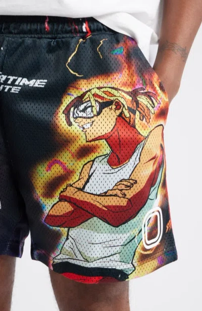 Overtime Anime Rival Mesh Basketball Shorts In Multi | ModeSens