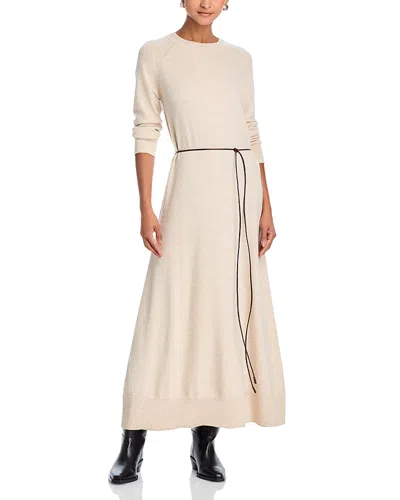 Rag & Bone Loren Long Belted Dress In Neutral | ModeSens