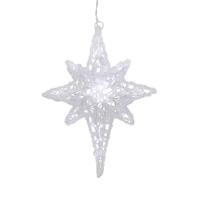 Northlight 24in Pure White Led Twinkle Bethlehem Star Christmas Window ...