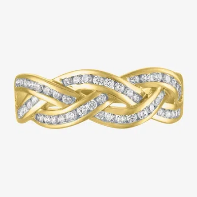 Fine Jewelry (i1-i2/ G-h) Womens 1/3 Ct. T.w. Lab Grown White Diamond ...