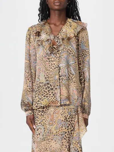 Etro Shirt Woman Color Beige In Neutral | ModeSens