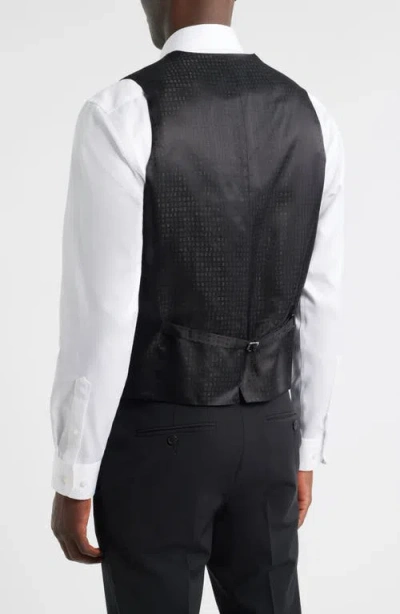 Hugo Boss Boss Houston Slim Fit Dark Navy Virgin Wool Suit Vest In Blue ...