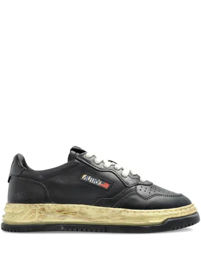 Autry X Mihara Yasuhiro Medialist Low Super Vintage Sneakers In Black ...