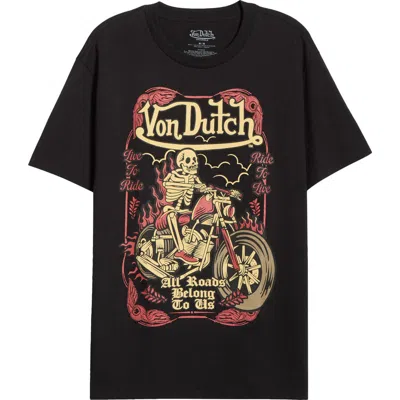 Von Dutch Graphic T-shirt In Black | ModeSens