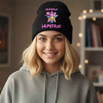 Fashnzfab Kpop Demon Hunters Huntrix Graphic Winter Beanie Hat In Multi ...