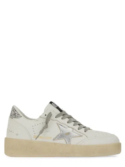 Golden Goose Women Ballstar 2 Leather Upper And Spur Laminated Star ...