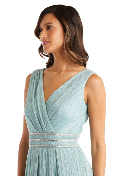 R & M Richards 7068 Long Mother Of The Bride Dress In Blue | ModeSens