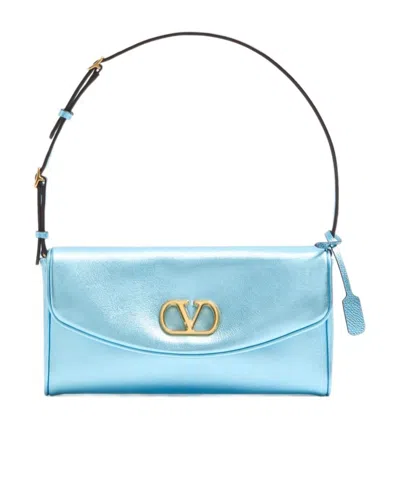 Valentino Garavani Devain Small Shoulder Bag In Laminated Nappa Leather ...