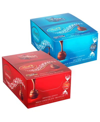 Lindt Truffles Milk Chocolate Sea Salt Truffles Milk Chocolate, 2 Pack ...