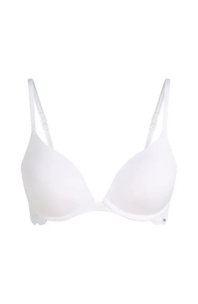 Hunkemoller Angie Padded Underwired Push-up Bra In White | ModeSens