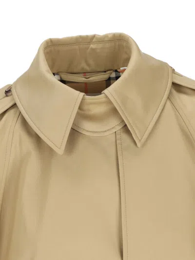 Burberry Cotness Trench Coat In Brown | ModeSens