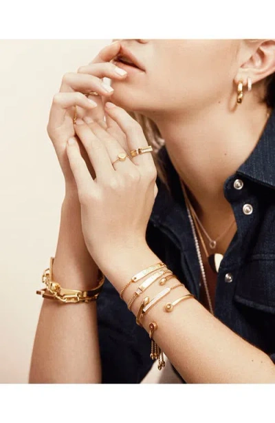 Monica Vinader Baja Skinny Pavé Diamond Bracelet In Brown | ModeSens
