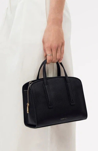 Radley London Radley Arragon Pebbled Leather Small Satchel In Black ...