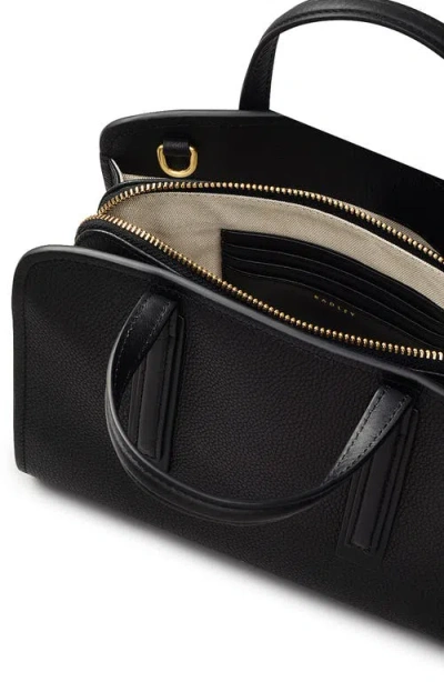Radley London Radley Arragon Pebbled Leather Small Satchel In Black ...