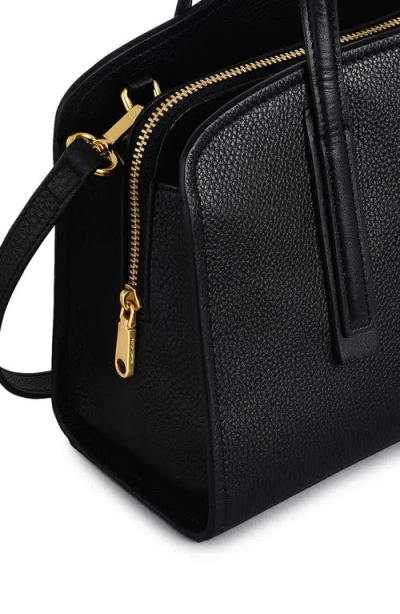 Radley London Radley Arragon Pebbled Leather Small Satchel In Black ...