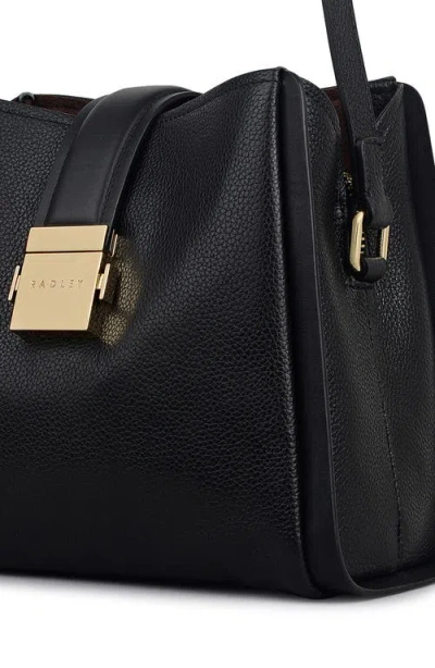 Radley London Radley Sloane Mews Leather Crossbody Bag In Black | ModeSens