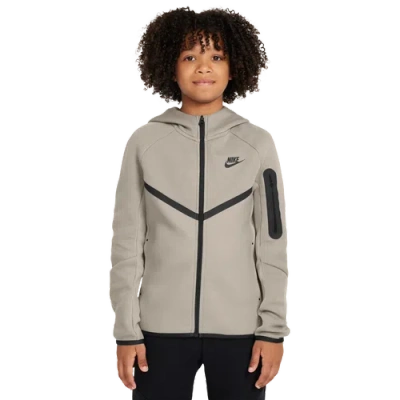 Nike Kids' Boys Tech Fleece Full-zip In Gray | ModeSens