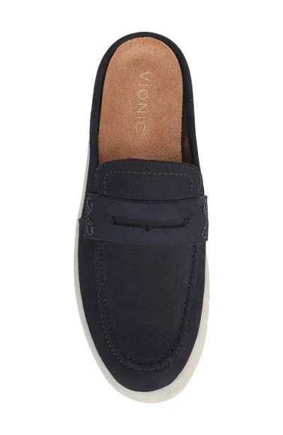 Vionic Uptown Penny Loafer Mule In Black | ModeSens