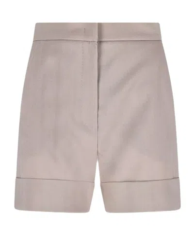 Max Mara Bicolor Fleece Wool Short And Mini Shorts In Multi | ModeSens