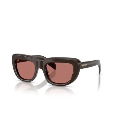 Prada Woman Sunglasses Pr D07s In Gray | ModeSens
