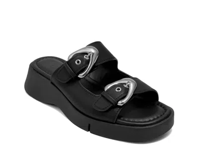 Aerosoles Faith Flatform Slide Sandal In Black | ModeSens