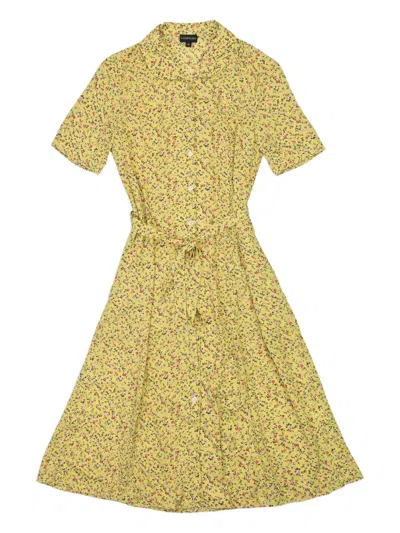 Callipygian Floral-print Midi Dress In Multi | ModeSens