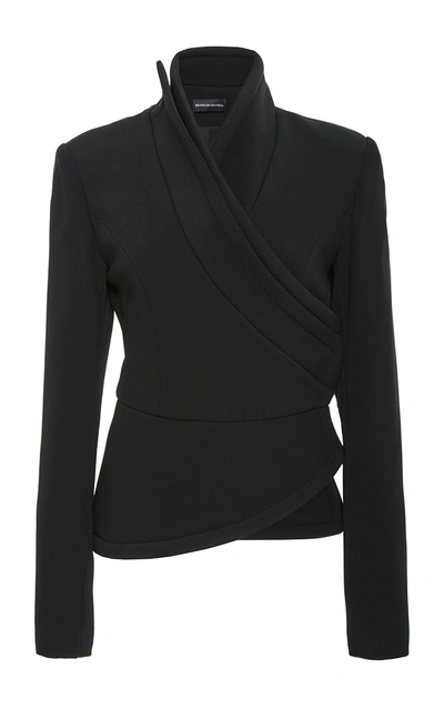 Brandon Maxwell Suiting Cady Wrap Jacket | ModeSens