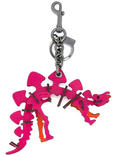 Coach Steggy Keyring In Pink | ModeSens