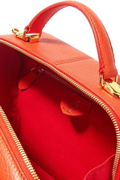 Mark Cross Laura Textured-leather Shoulder Bag | ModeSens