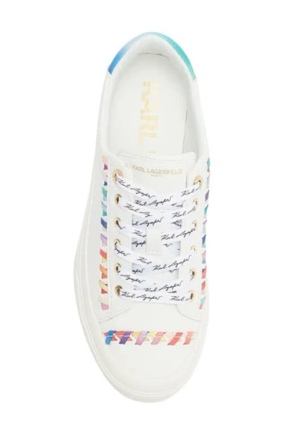 Karl Lagerfeld Paris Galva Platform Sneaker In Multi | ModeSens