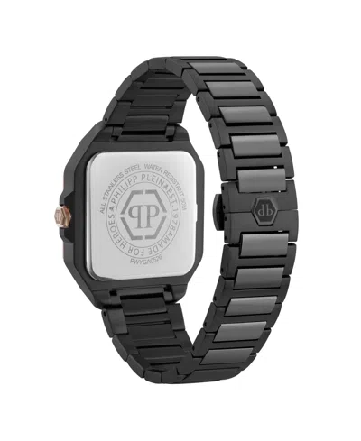 Philipp Plein Men's Plein Edge Ip Black Stainless Steel Bracelet Watch ...